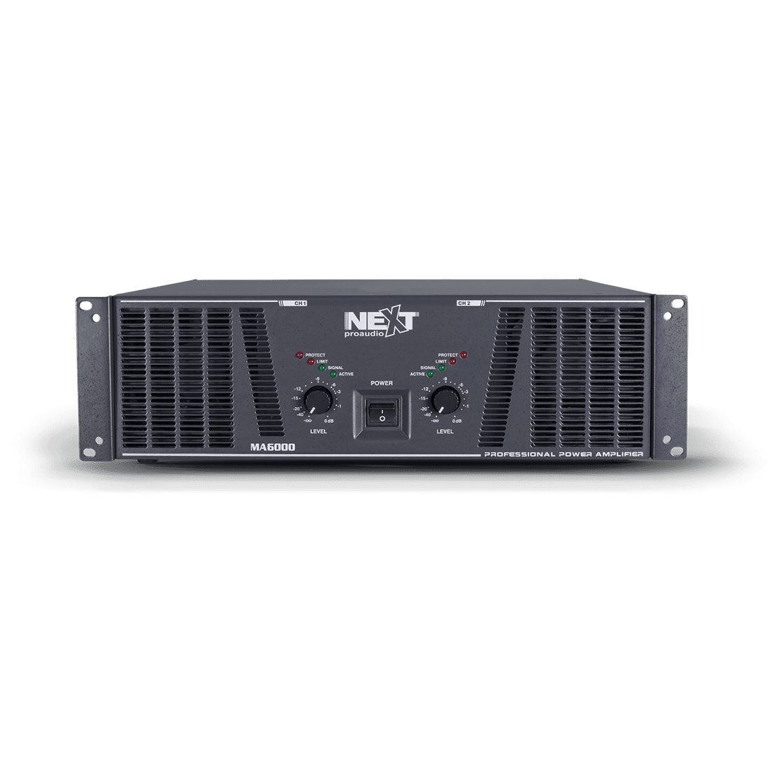 NEXT MA6000 Professional Power Amplifier 2x3000W - 2ohm NEXT MA6000 ...